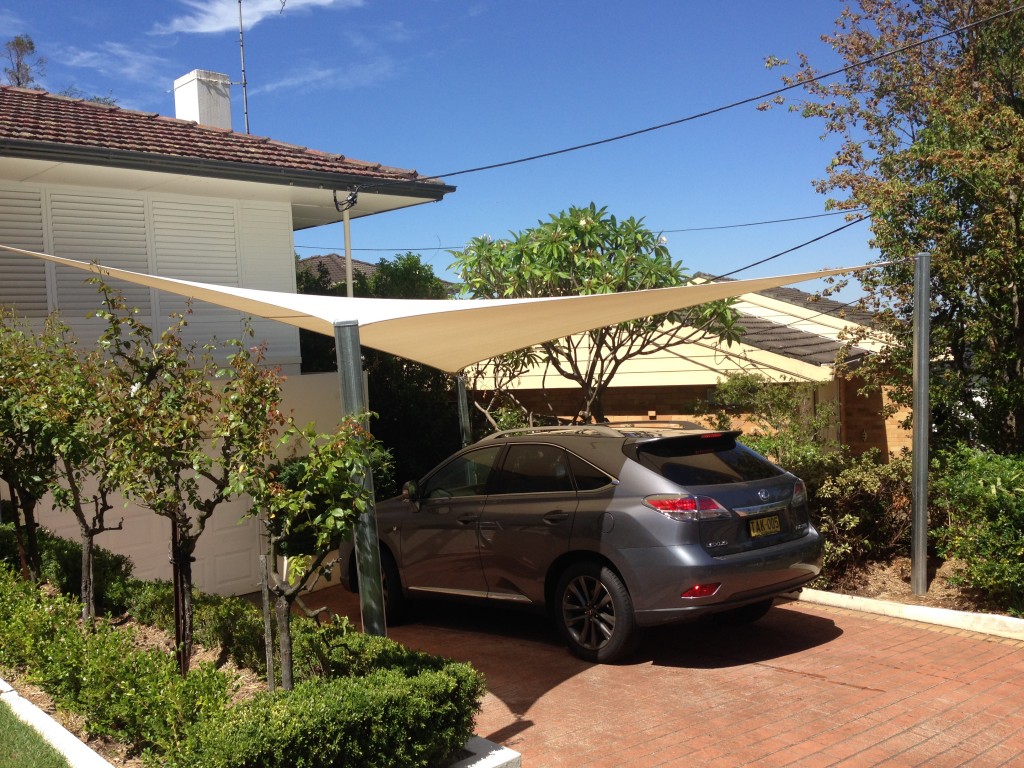 Car Ports | Brilliant Shade Sails | All Purposes Sail Shades Call 1300 ...